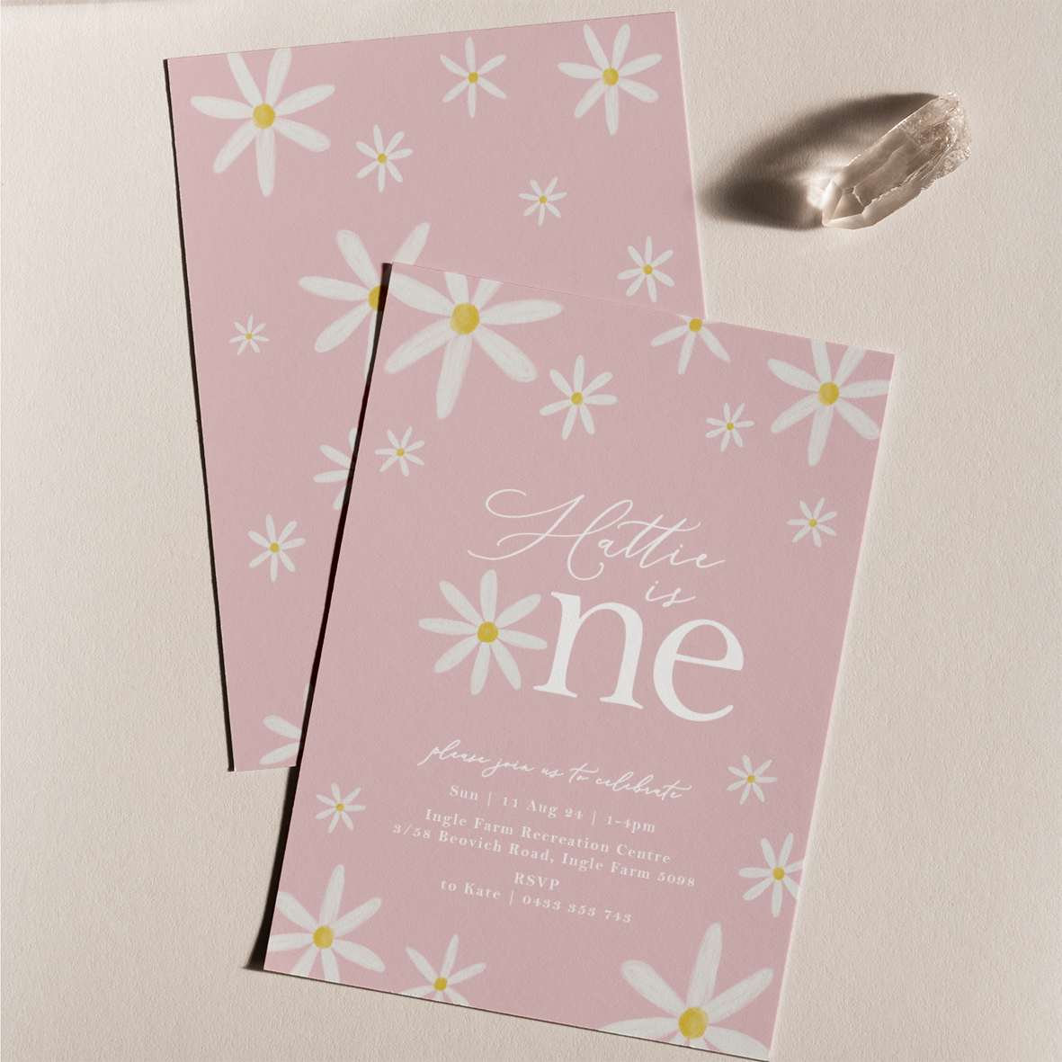 Bluey Daisy Invitation – Bluebelle Studio
